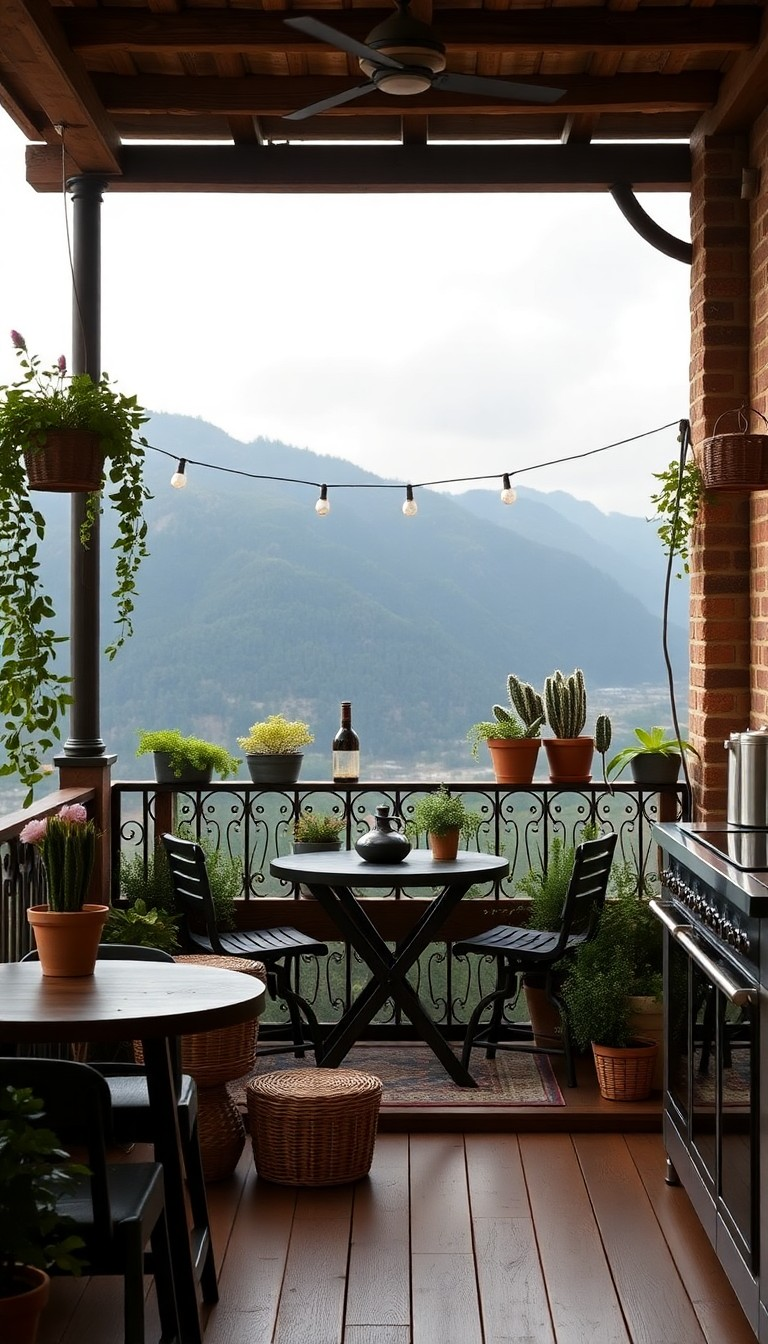 26 Rustic Balcony Ideas » Mattress Vela