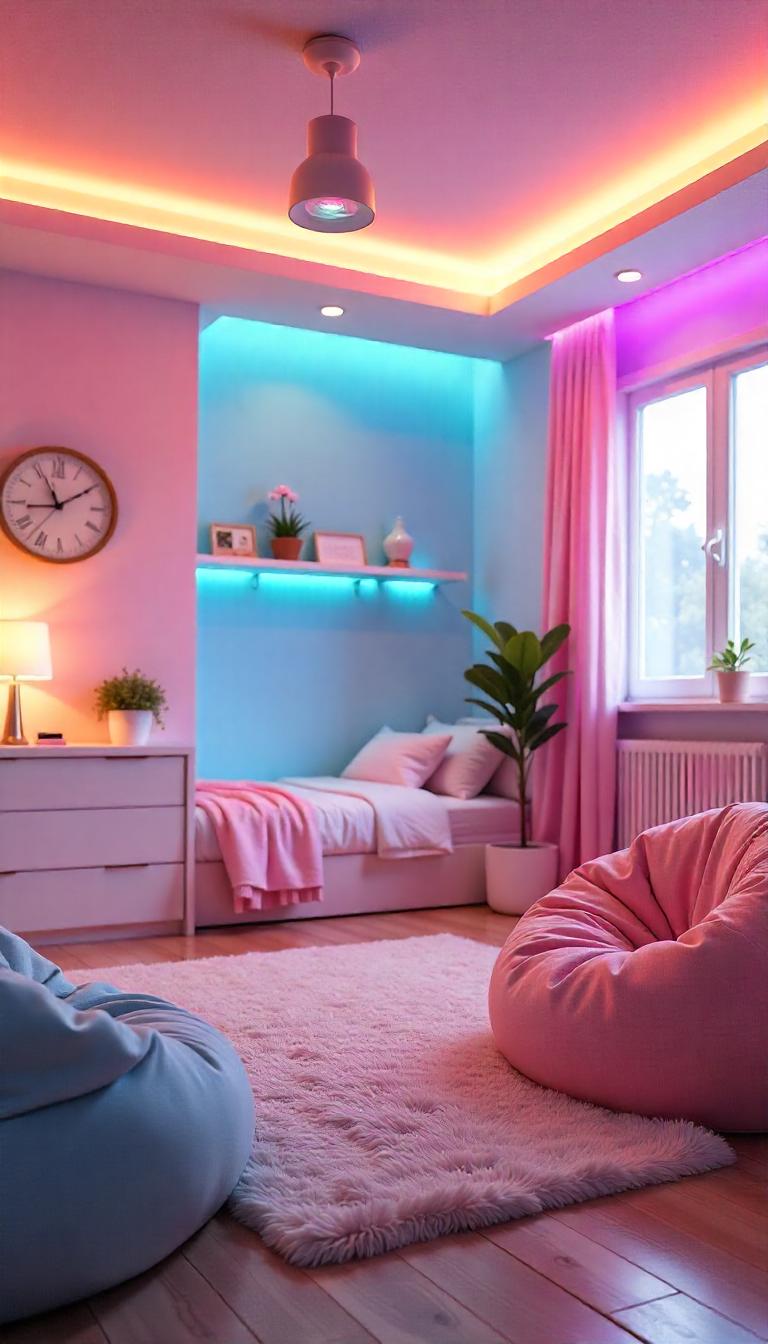 21 LED Lights Bedroom Ideas » Mattress Vela