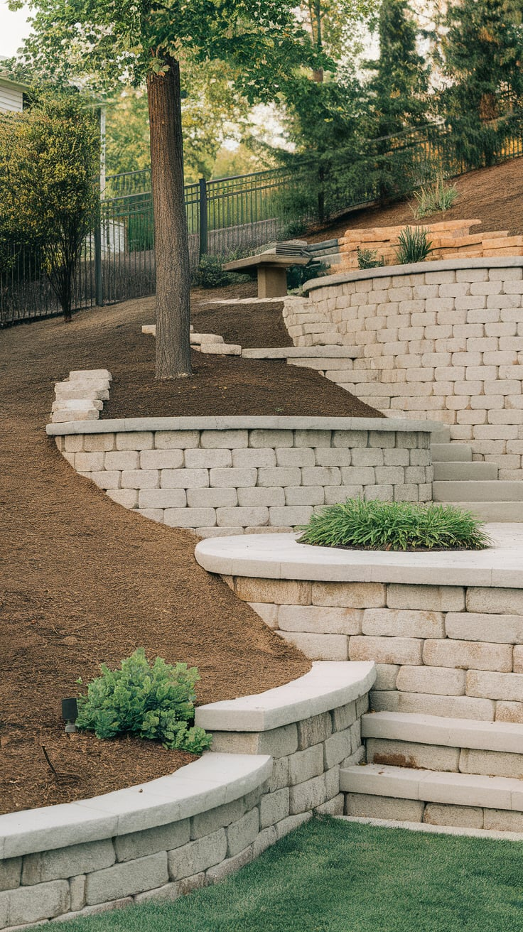 21 Sloped Backyard Landscaping Ideas » Mattress Vela