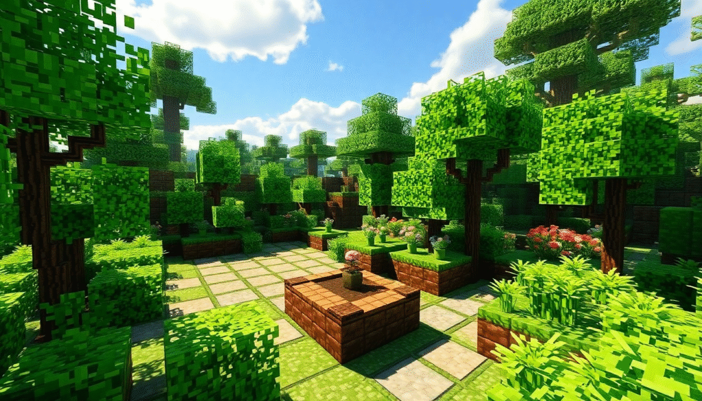 18 Cozy Minecraft Garden Ideas That Will Turn Your Base Into a Blooming ...